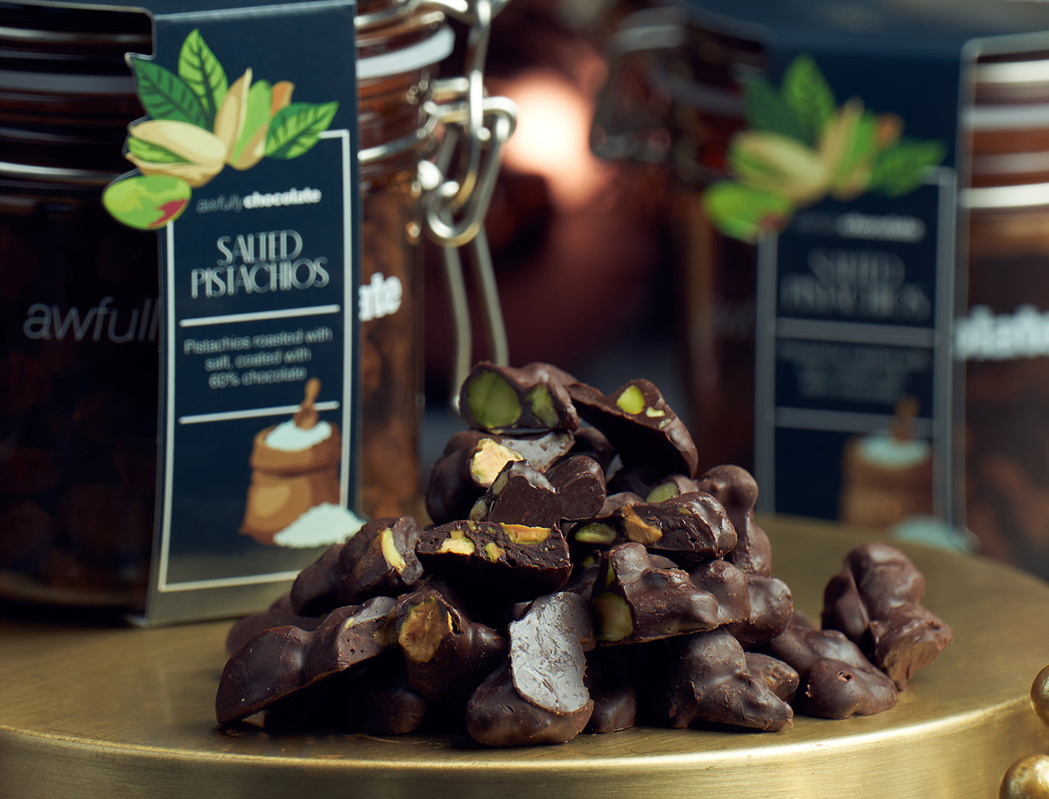 SALTED PISTACHIOS – Awfully Chocolate